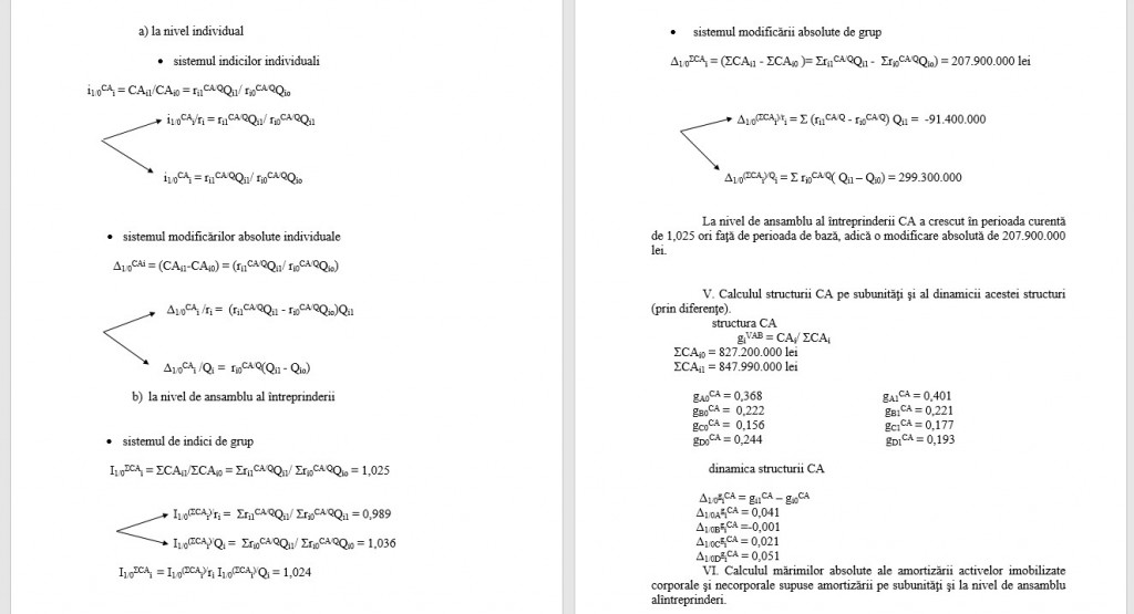 Analiza utilizarii si eficienta utilizarii capitalului fix